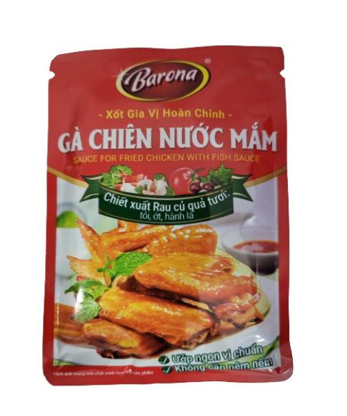 Barona sauce for fried chicken with fish sauce 80g (Sốt gà chiên nước ...